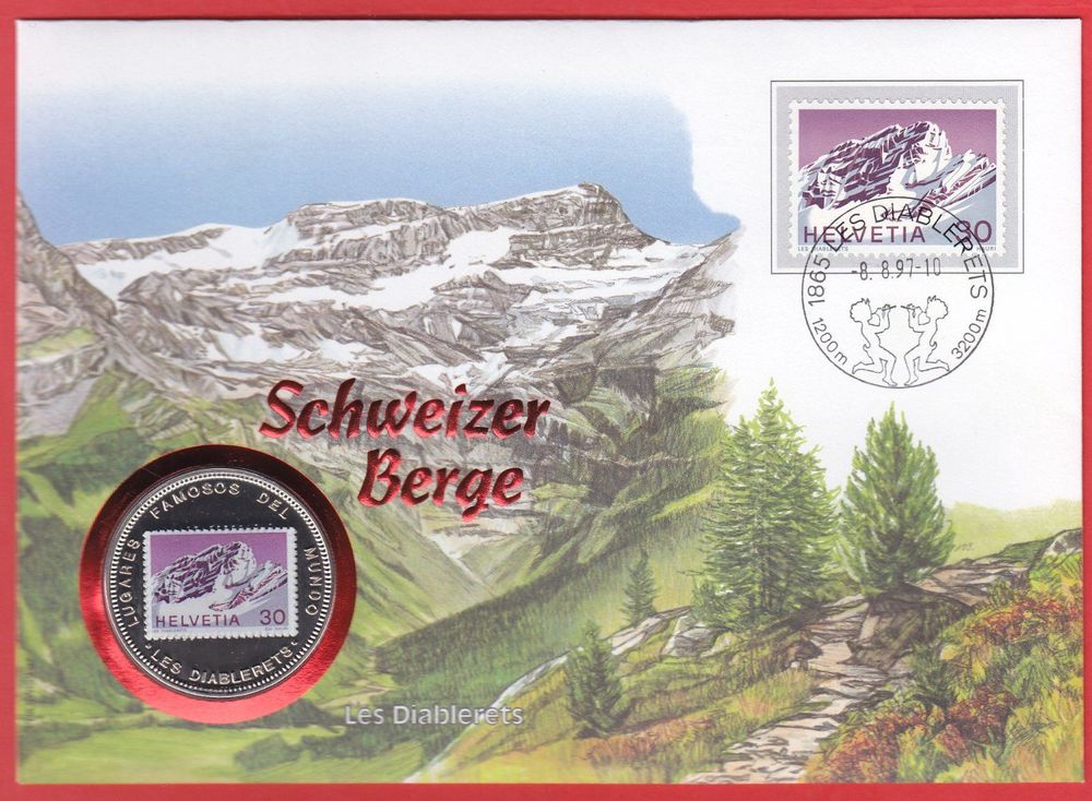 1997 Münzbrief Schweizer Berge mit Marke | Kaufen auf Ricardo