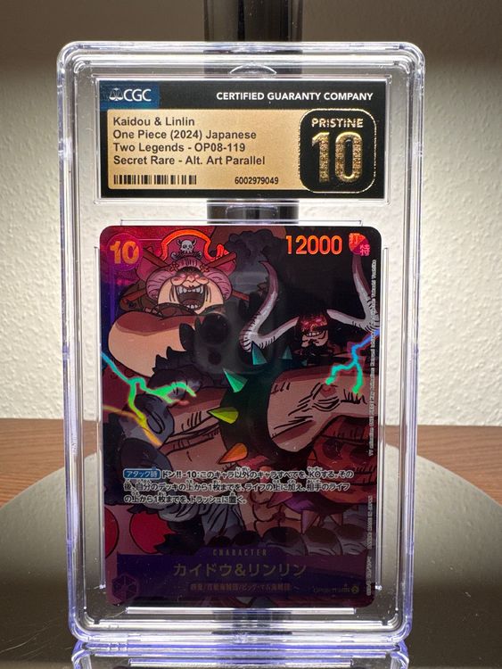 Carte One Piece Kaido & Linlin OP08-119 SEC* CGC 10 PRISTINE | Kaufen auf Ricardo