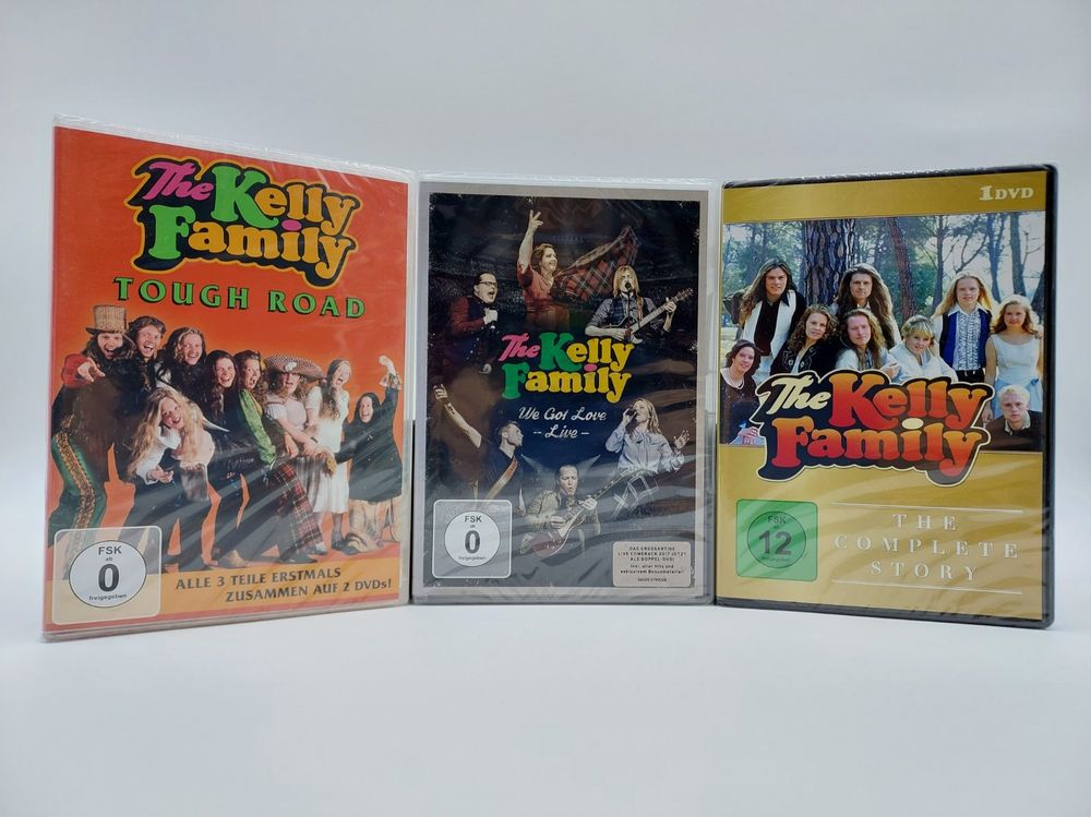 3 The Kelly Family DVDs NEU, the complete story, though road | Kaufen ...
