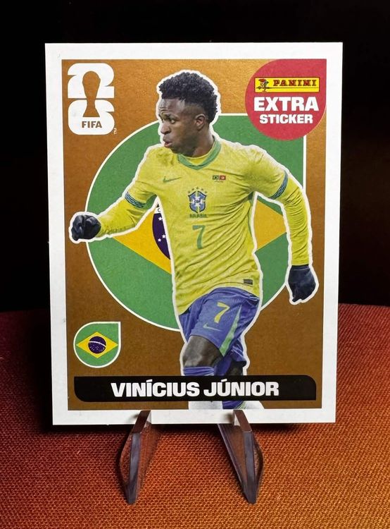 Vinicius Jr. / Panini World Cup 2026 Extra Sticker / BRONZE! (Neu ...