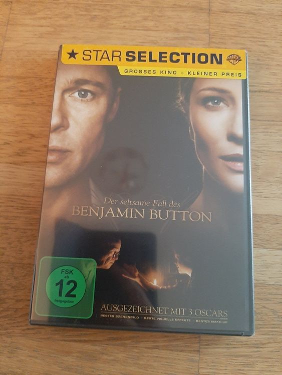 Benjamin Button DVD, ausgezeichnet mit 3 Oscars (Gebraucht) in Riehen ...
