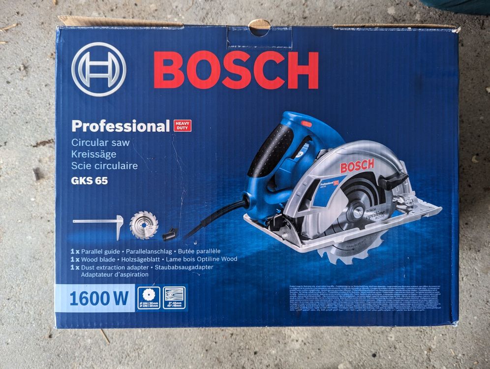 Zu verkaufen: Bosch Professional Kreissäge GKS65 | Kaufen auf Ricardo
