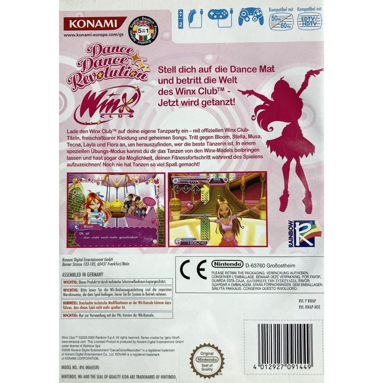Winx Club - Dance Dance Revolution - Nintendo Wii (Gebraucht) in ...