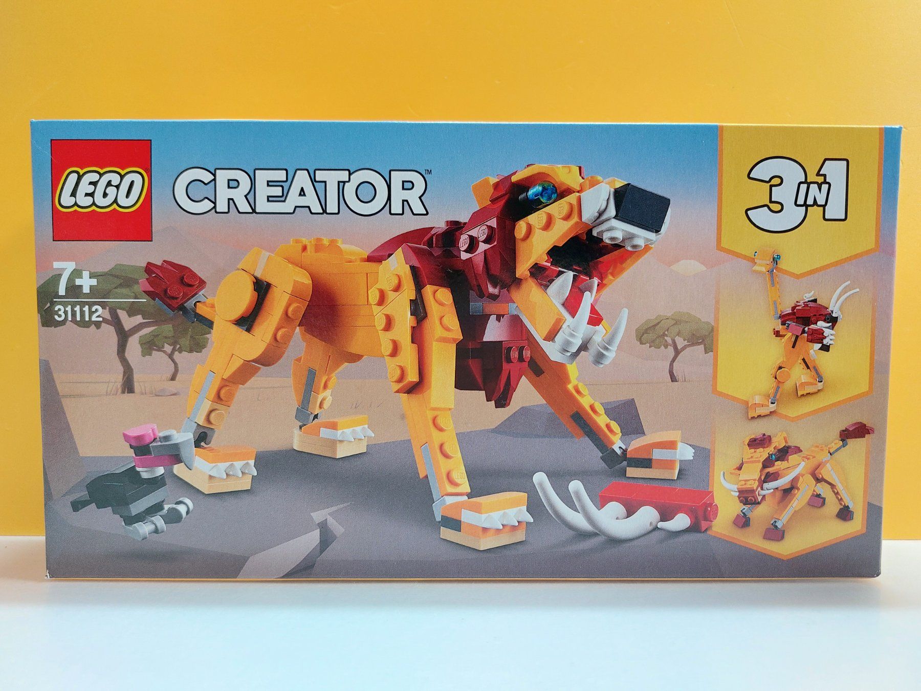 LEGO Creator 31112 Wilder Löwe - Strauss - Warzenschwein NEU (Neu und ...