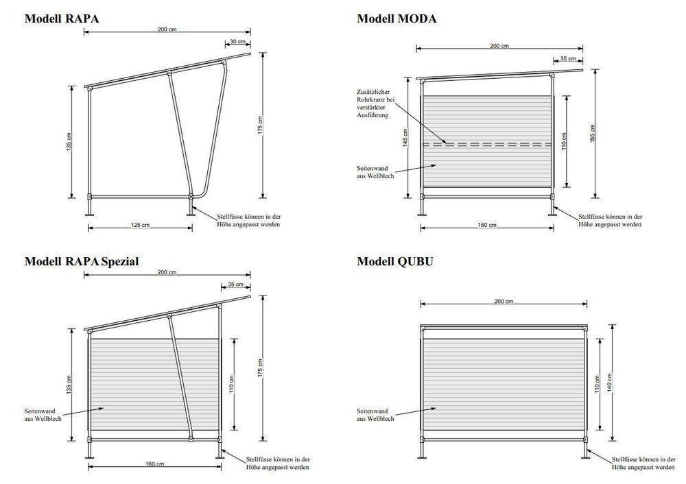 VELOUNTERSTAND / FAHRRADUNTERSTAND NEU (Neu und originalverpackt) in Wald ZH für CHF 1270 – nur ...