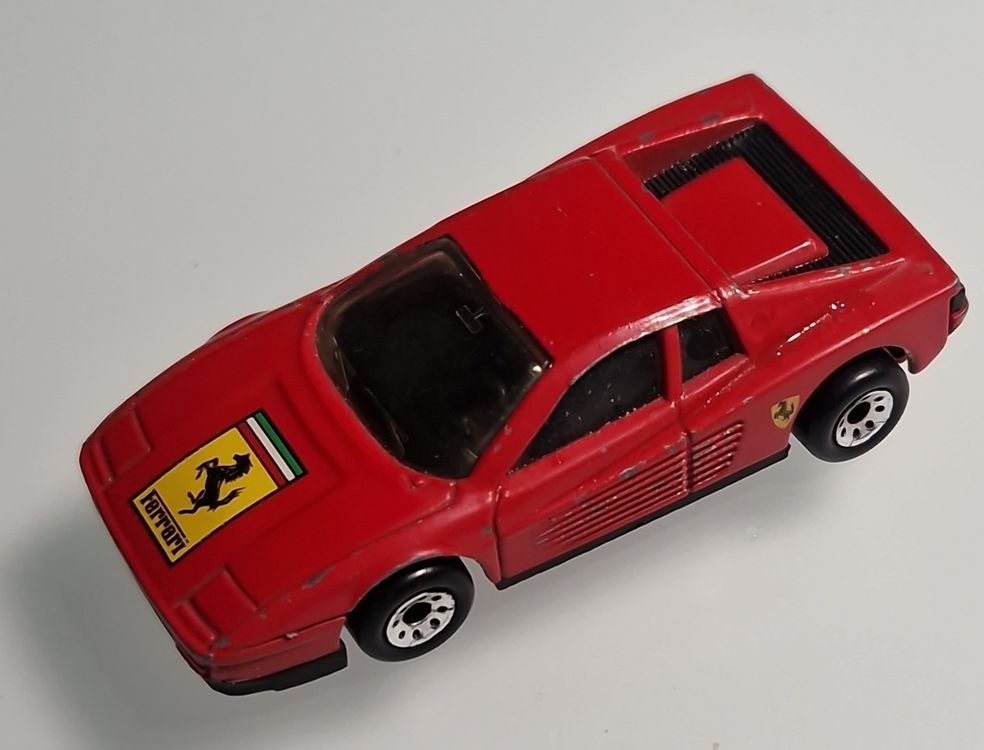Matchbox Ferrari Testarossa, 1986, Macau, Bespielt!Modell (Gebraucht ...