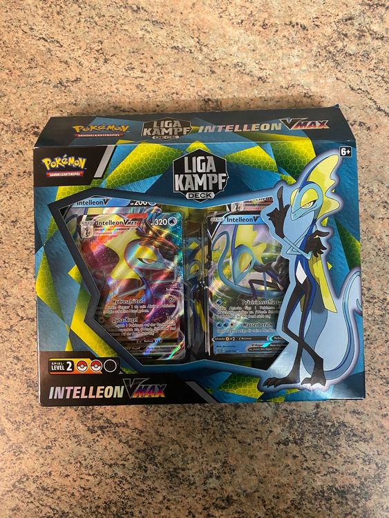 POKEMON-LIGA KAMPF DECK-INTELLEON V MAX-2021 (Neu und originalverpackt ...