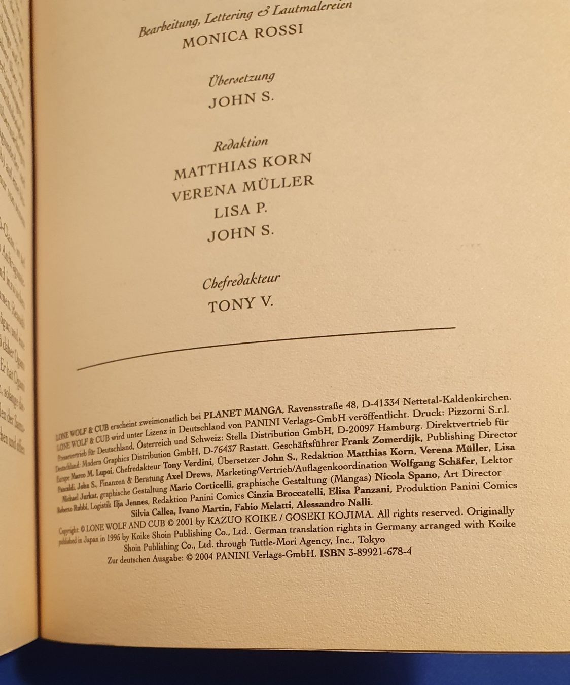 Lone Wolf & Cub, Band 7, K. Koike + G. Kojima, 1. Aufl. (Neu (gemäss ...