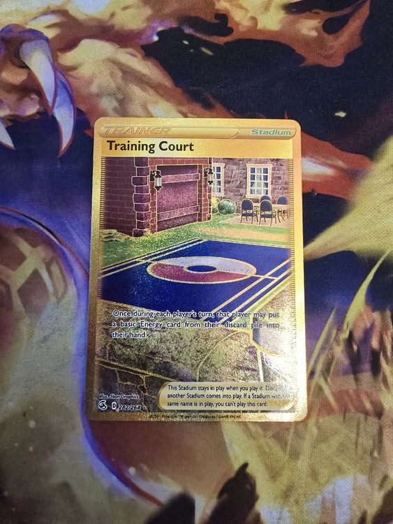Carte Pokémon Gold Training Court Stadium - État neuf! (Neuf (Voir ...