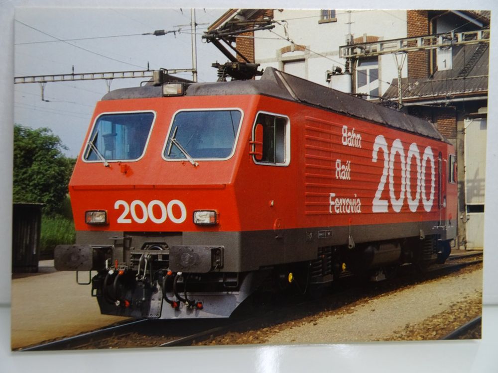 Postkarte SBB Re 4/4IV Bahn 2000 Lokomotive Zürich 27.5.1986 (Gebraucht ...