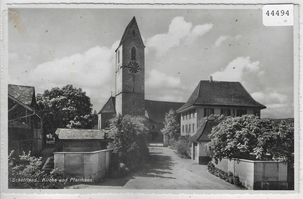 Schöftland - Kirche und Pfarrhaus (Gebraucht) in Ettingen für CHF 5 – mit Lieferung auf Ricardo ...