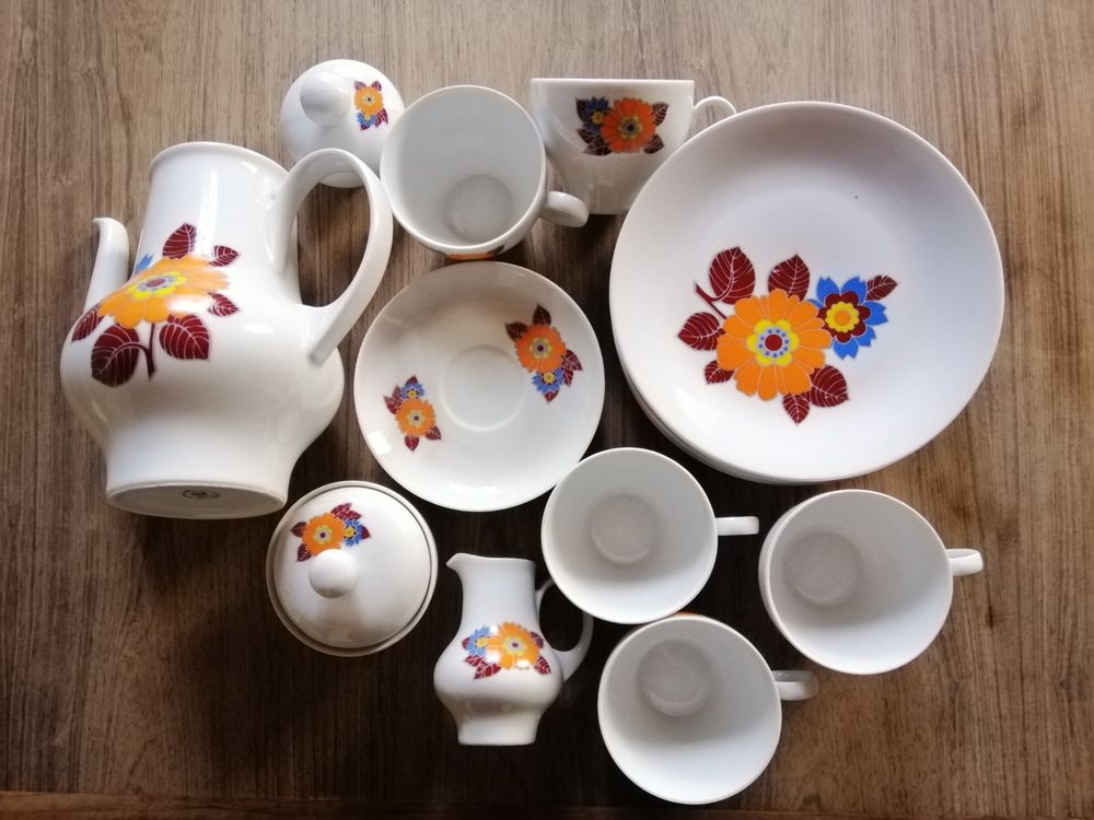 Kaffee oder Teeservice Set vintage 70er Kahla (Gebraucht) in Villmergen für CHF 50 – nur ...