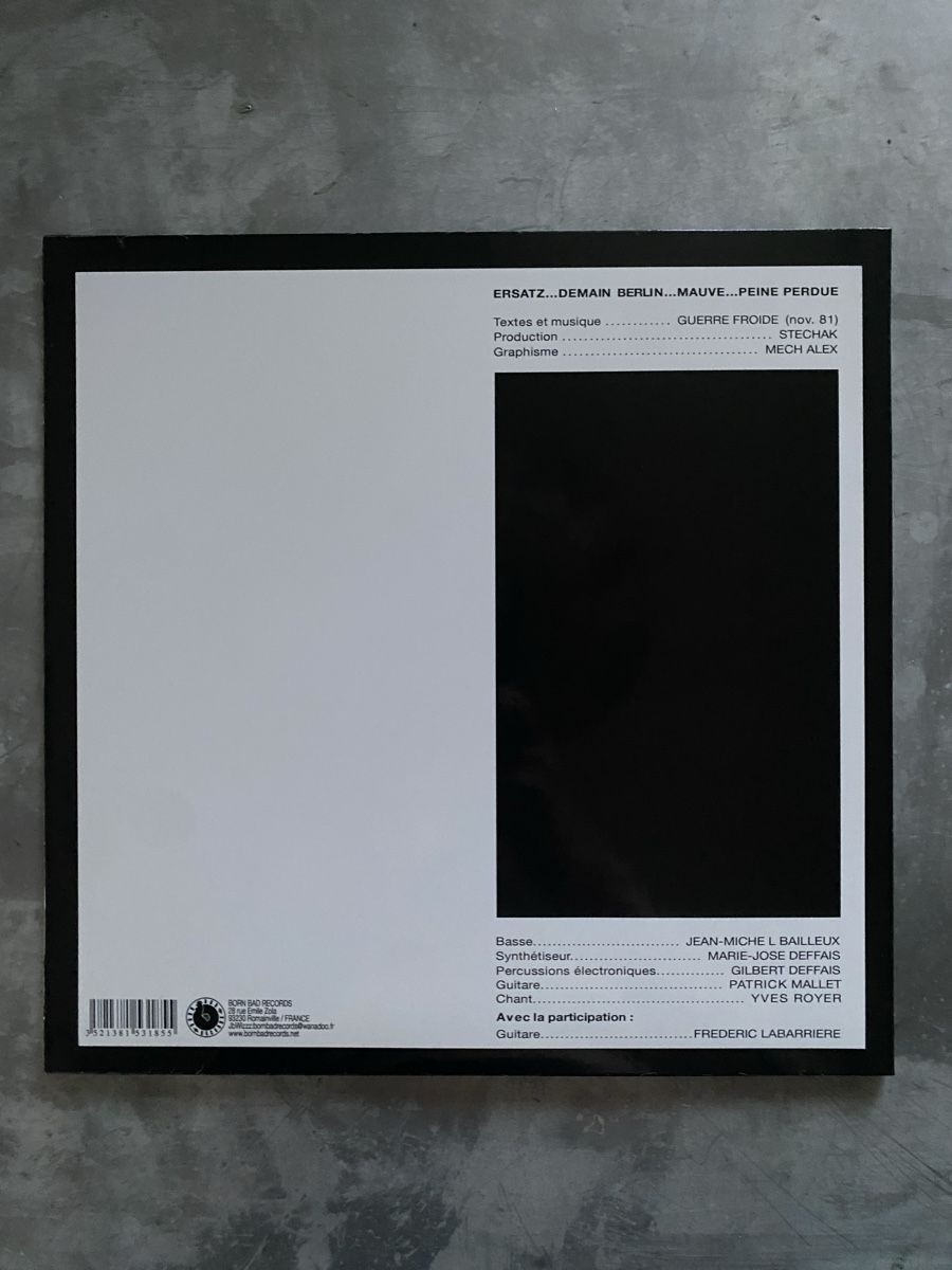 Guerre Froide - Untitled 12“ - Synth Pop, New Wave [2015] (Gebraucht ...