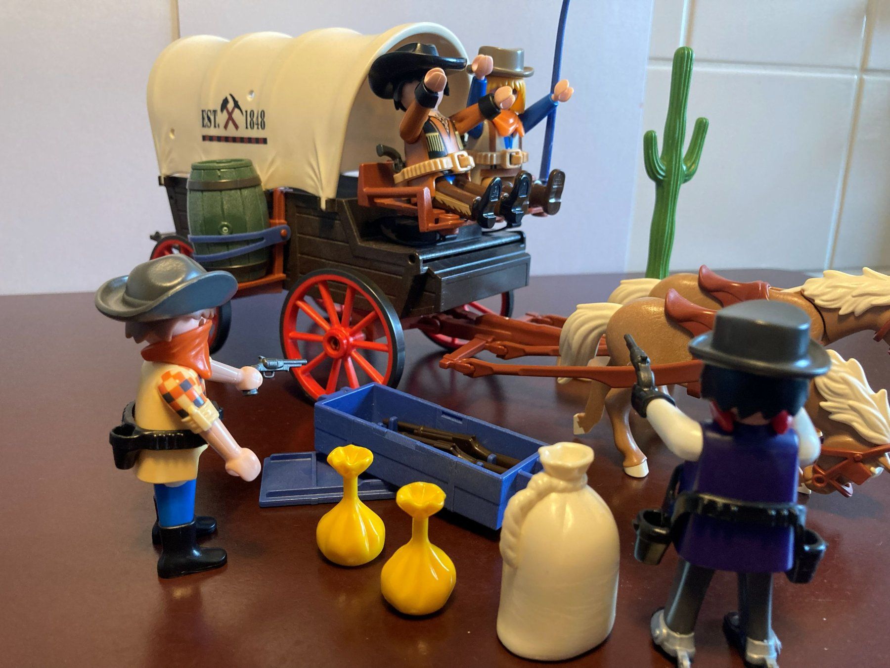 Playmobil 5248 – Planwagen mit Überfall (Gebraucht) in Zürich für CHF ...