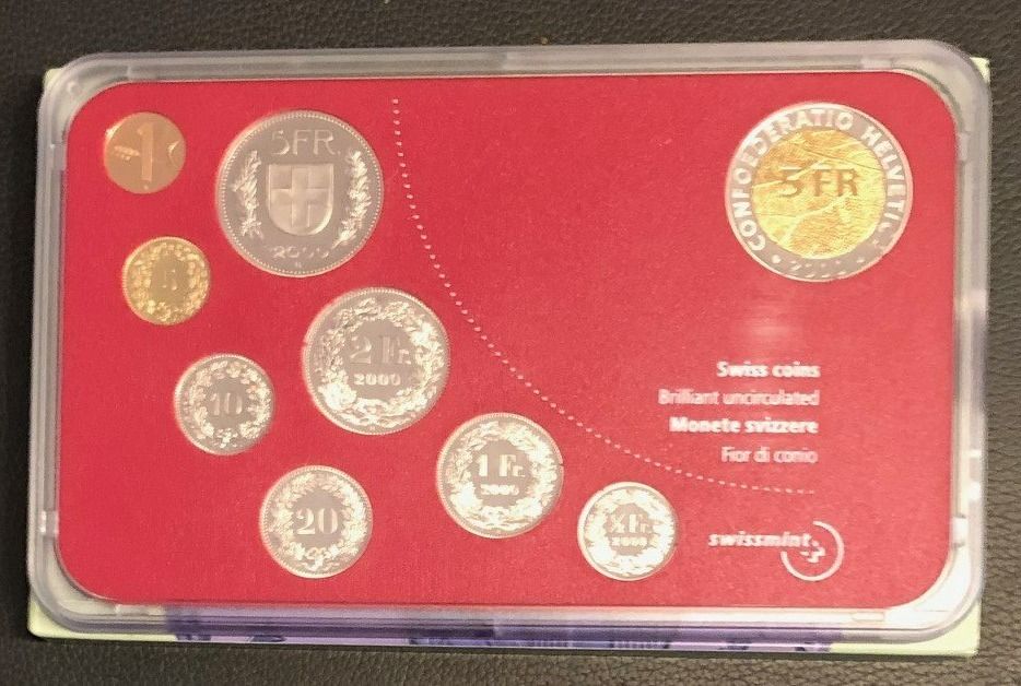 Münzsatz Schweiz 2000 stgl. *150 Jahre Schweizer Franken* | Kaufen auf Ricardo