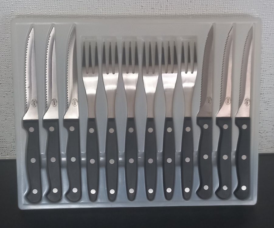 AMC Steak - Messer und Gabel ( 6 er Set. ) | Kaufen auf Ricardo