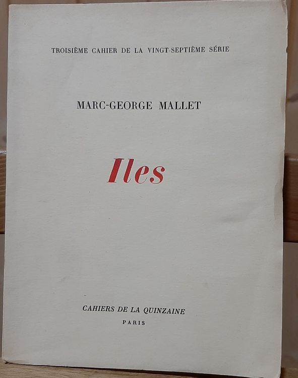 Marc-George Mallet "Iles" Édition Luxe N°153/200 | Kaufen auf Ricardo