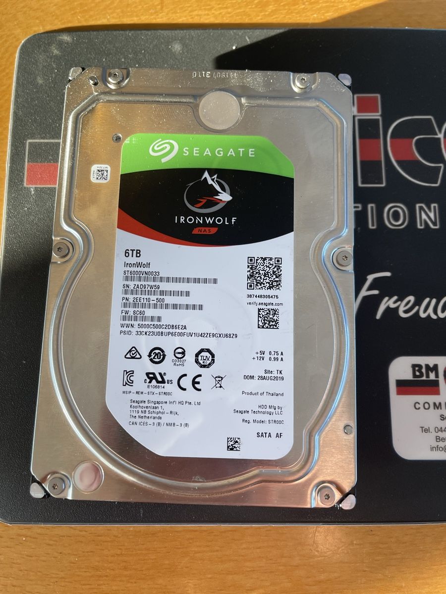 Seagate IronWolf 6TB NAS HDD - Top Zustand! (Gebraucht) in Wängi für ...