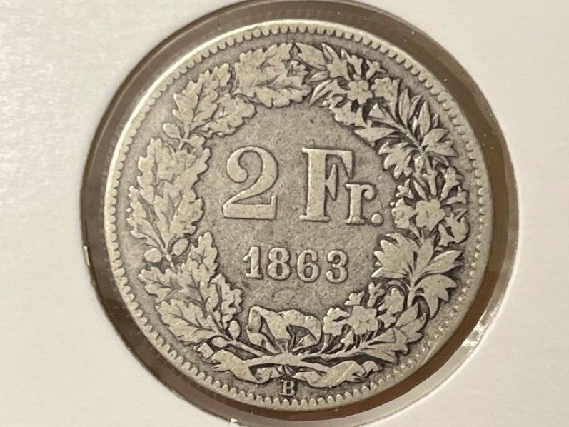 2 Franken 1863 Selten!!! (Gebraucht) in Tägerwilen für CHF 151 – mit Lieferung auf Ricardo kaufen