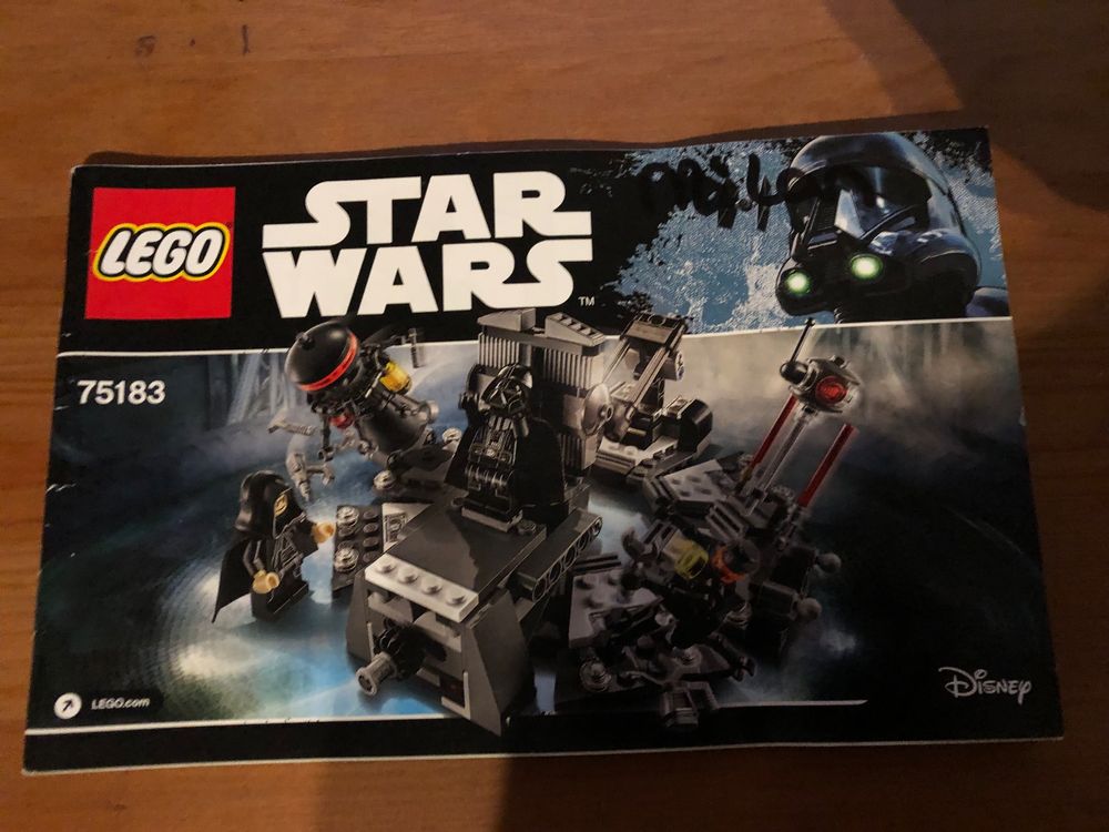 Lego 75183 Bauanleitung Darth Vader Transformation | Kaufen auf Ricardo