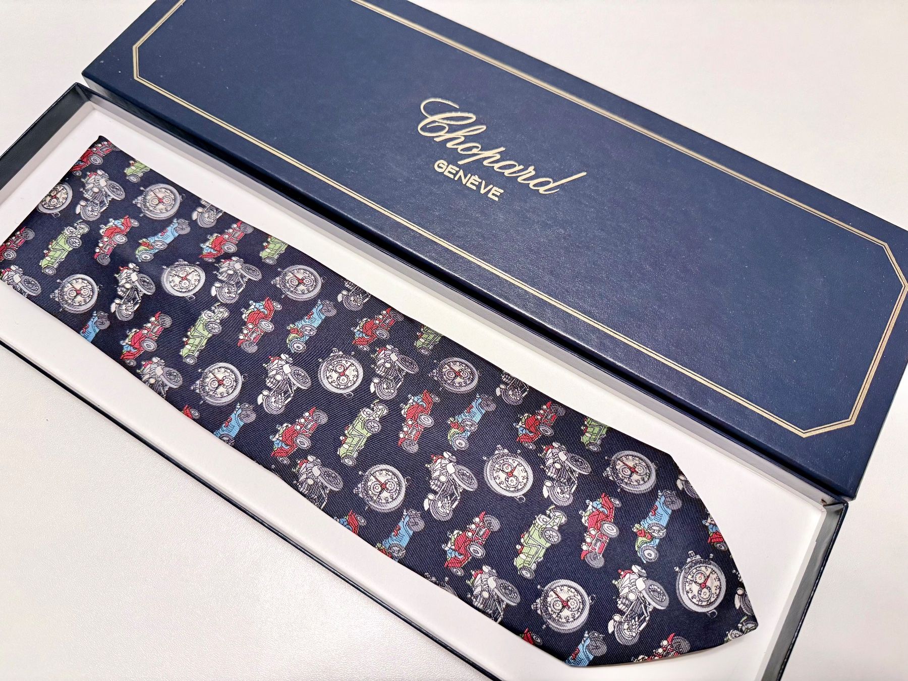 Cravate CHOPARD Genève „Automobiles“ - avec box original (D'occasion) à ...