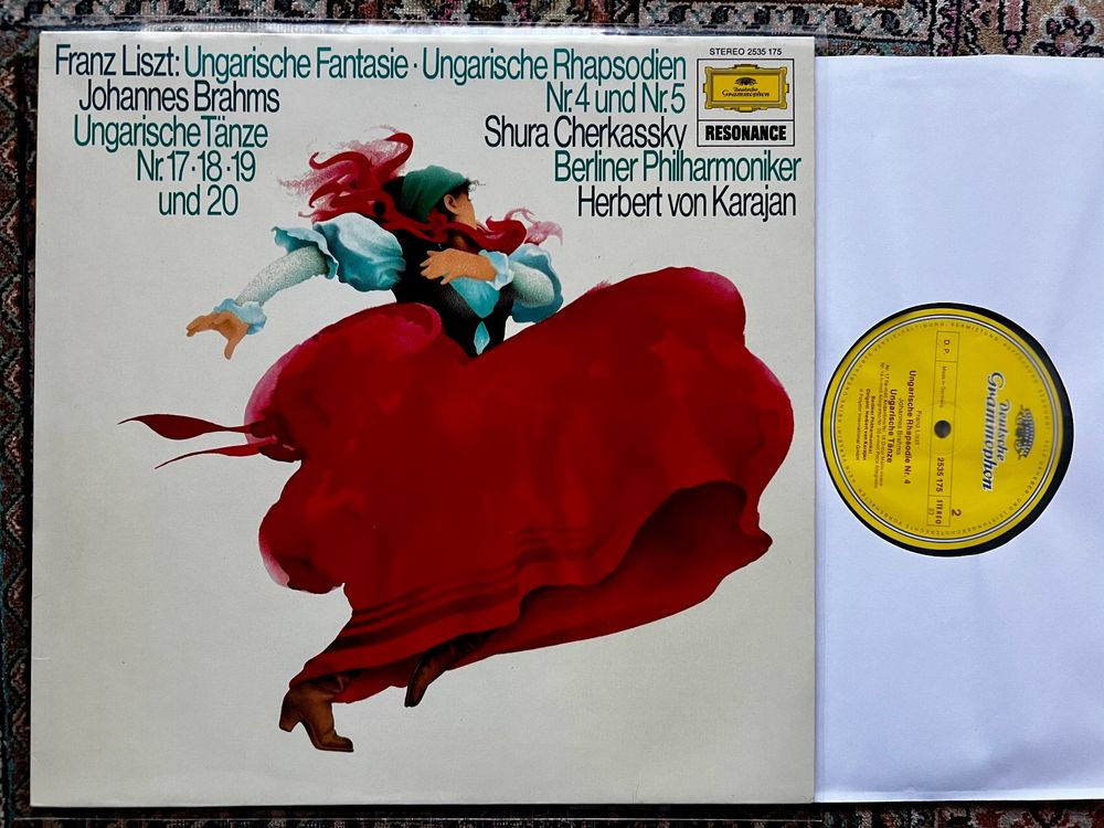 Liszt Brahms Ungarische Cherkassky Karajan LP GEWASCHEN TOP (Gebraucht) in Unterseen für CHF 9.9 ...