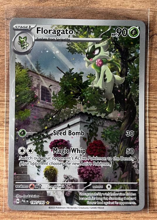 Floragato 197/193 ILLUSTRATION RARE Pokemon Paldea Evolved (Neu (gemäss ...