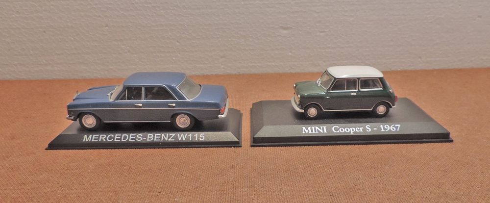 2x Modellautos Mercedes Benz W115 / Mini Cooper S - 1967 (Gebraucht) in ...