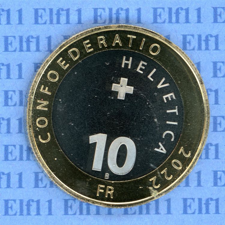 CHF__10.00 2022 Morteratsch stgl oP 10 Franken | Kaufen auf Ricardo