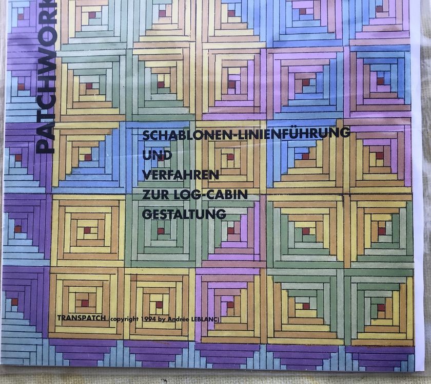 SCHABLONEN-LINIENFÜHRUNG & VERFAHREN ZUR LOG-CABIN GESTALTUN (Neu und originalverpackt) in ...