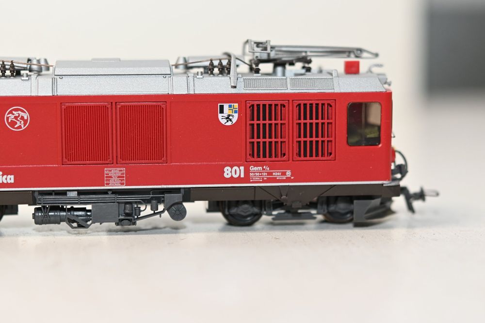 RhB Gem 4/4 801 Steinbock Bemo HOm mit OVP , läuft einwandfr (Gebraucht) in Laupen ZH für CHF ...