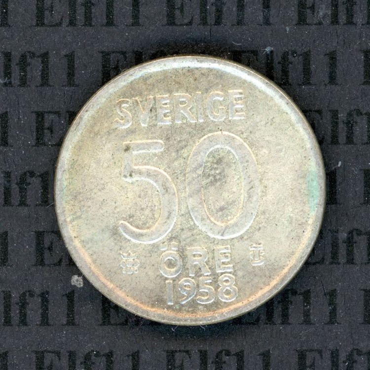 SEK___0.50 1958 vz 50 Öre (Gebraucht) in Widnau für CHF 6 – mit ...