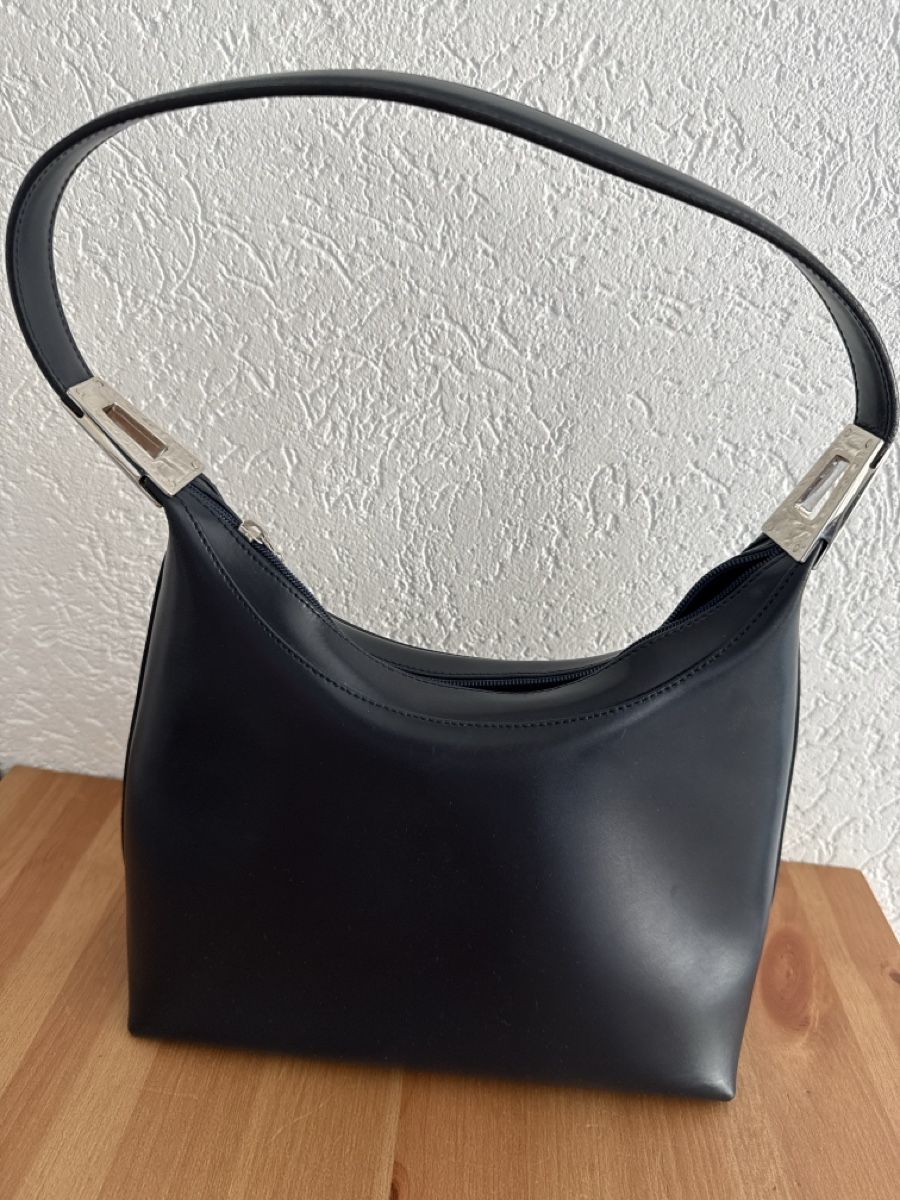 Lancaster Sac à main en cuir bleu élégant, parfait état! (D'occasion) à ...