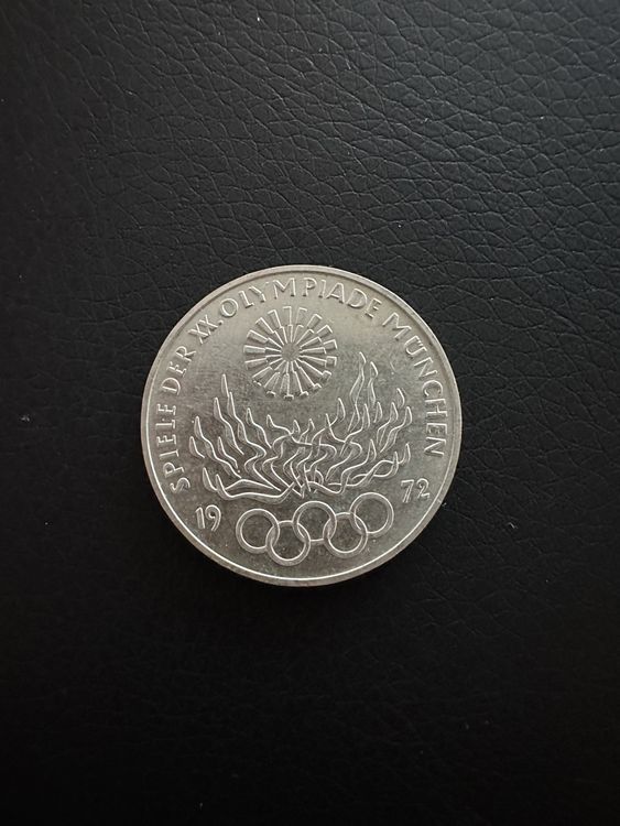 10 Mark Münze 1972 Olympische Sommerspiele München (Gebraucht) in Ebikon für CHF 6.5 – mit ...