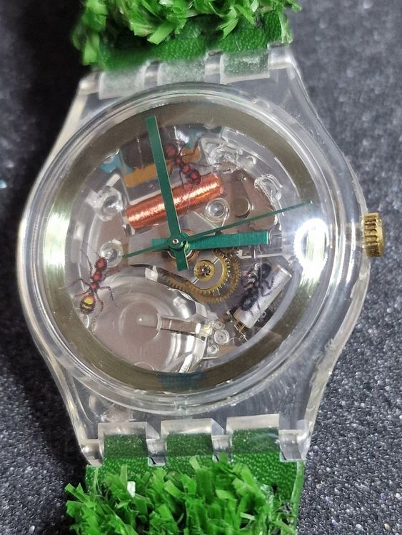 1997 Vintage Swatch Access Swatch Club GARDEN TURF SKZ103 (Gebraucht ...