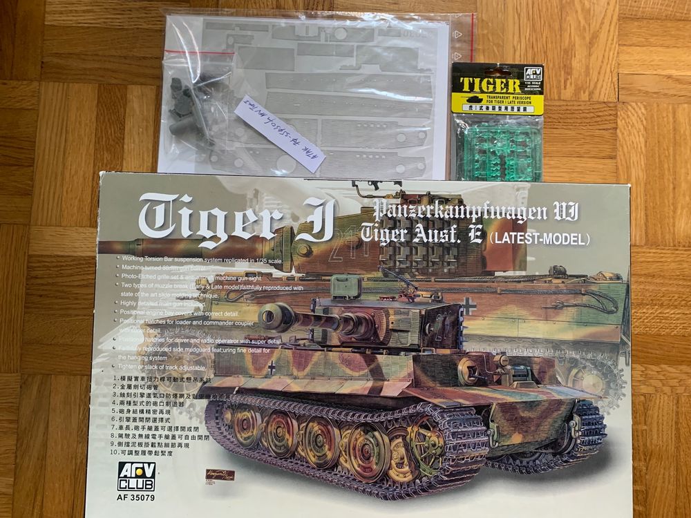 Tiger I w/metal barrel, ATAK Zimmerit, transparent periscope | Kaufen ...