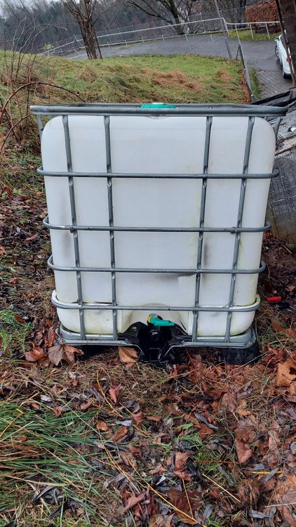 IBC Wassertank 1000L, lebensmittelecht, top Zustand (Gebraucht) in ...