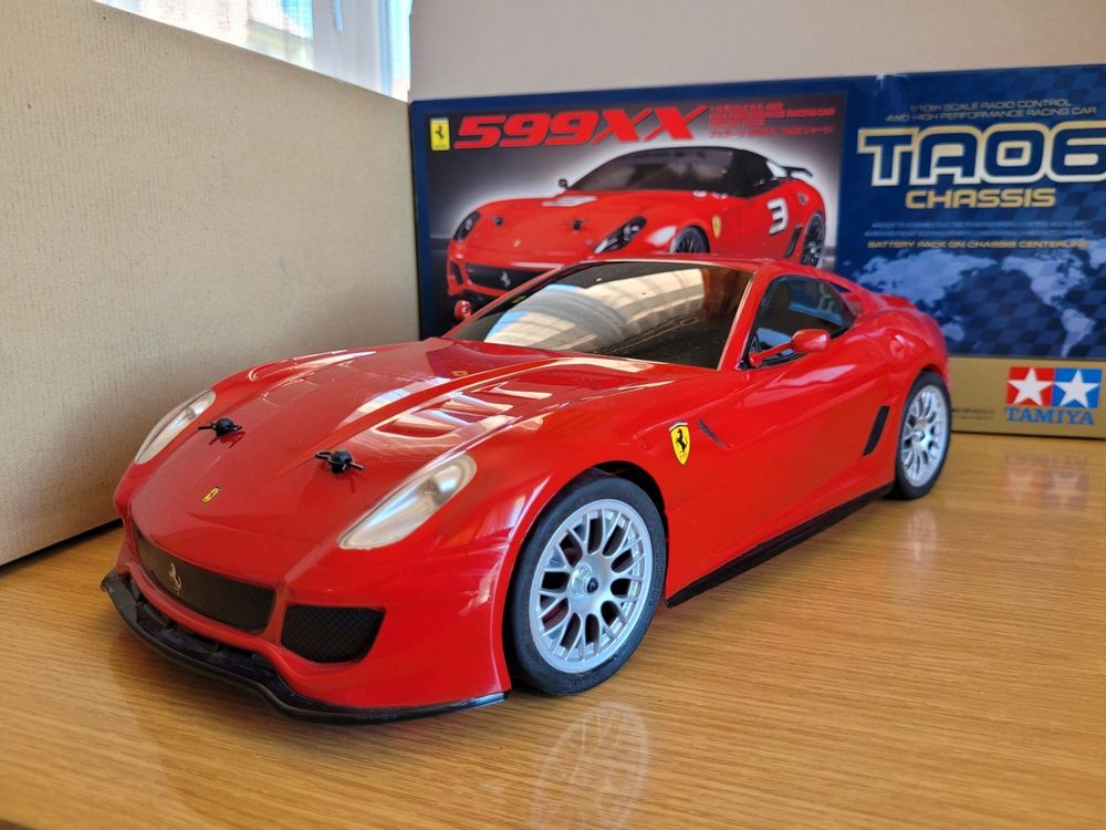 Tamiya TA06 | Ferrari 599 | Brushless System Orion Vortex | Kaufen auf Ricardo