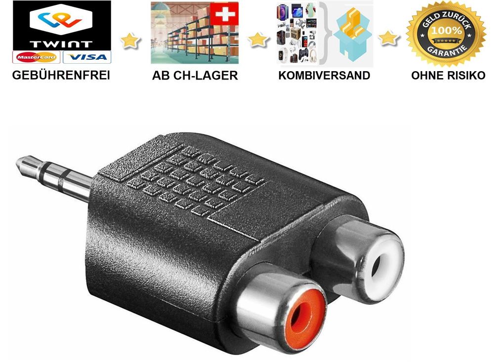 Adapter Cinch Auf Klinke 3 5