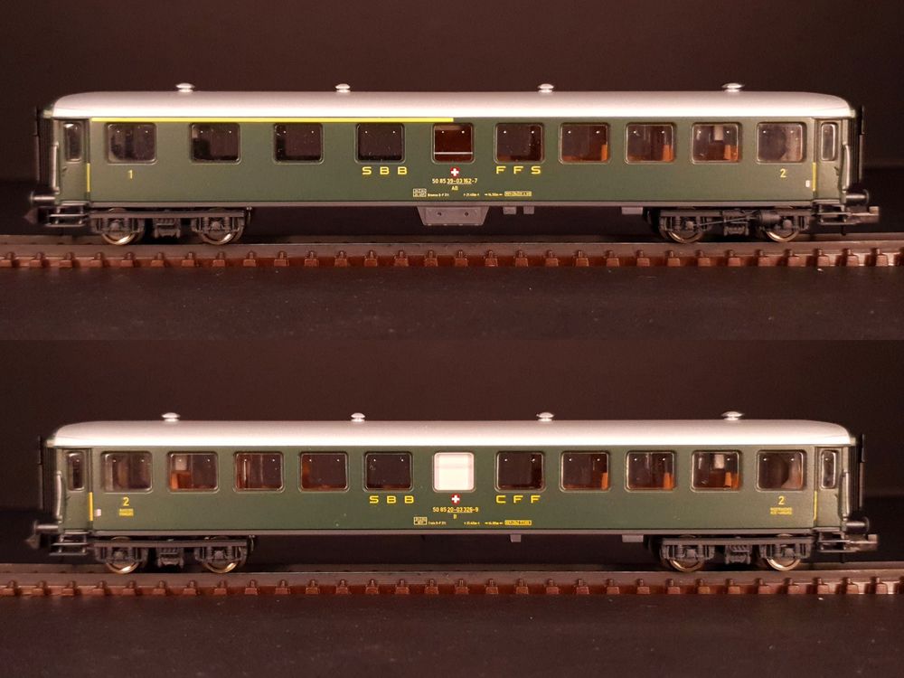 SBB Umbauwagen AB+B Fleischmann (Gebraucht) in Basel für CHF 31 – mit Lieferung auf Ricardo kaufen