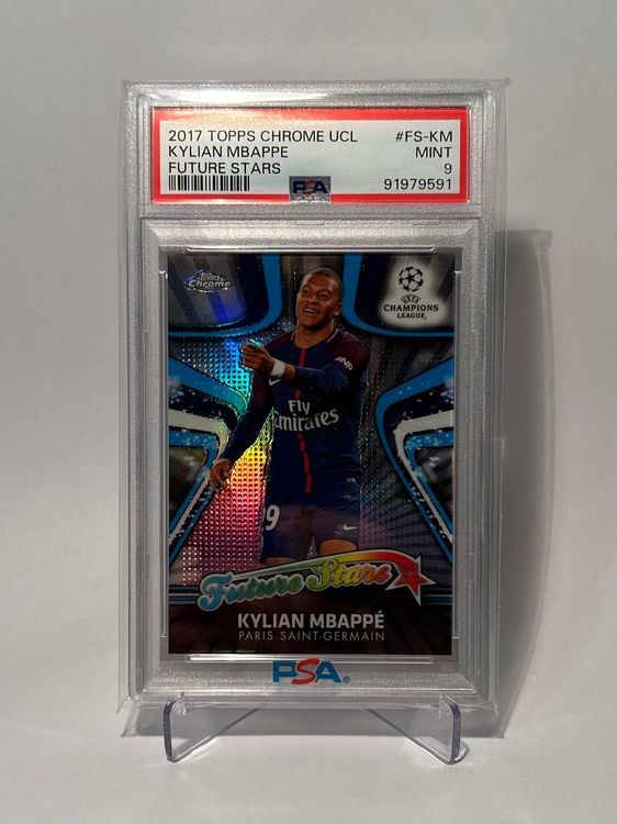2017 Topps Chrome UCL Kylian Mbappe Future Stars PSA 9 (Gebraucht) in ...