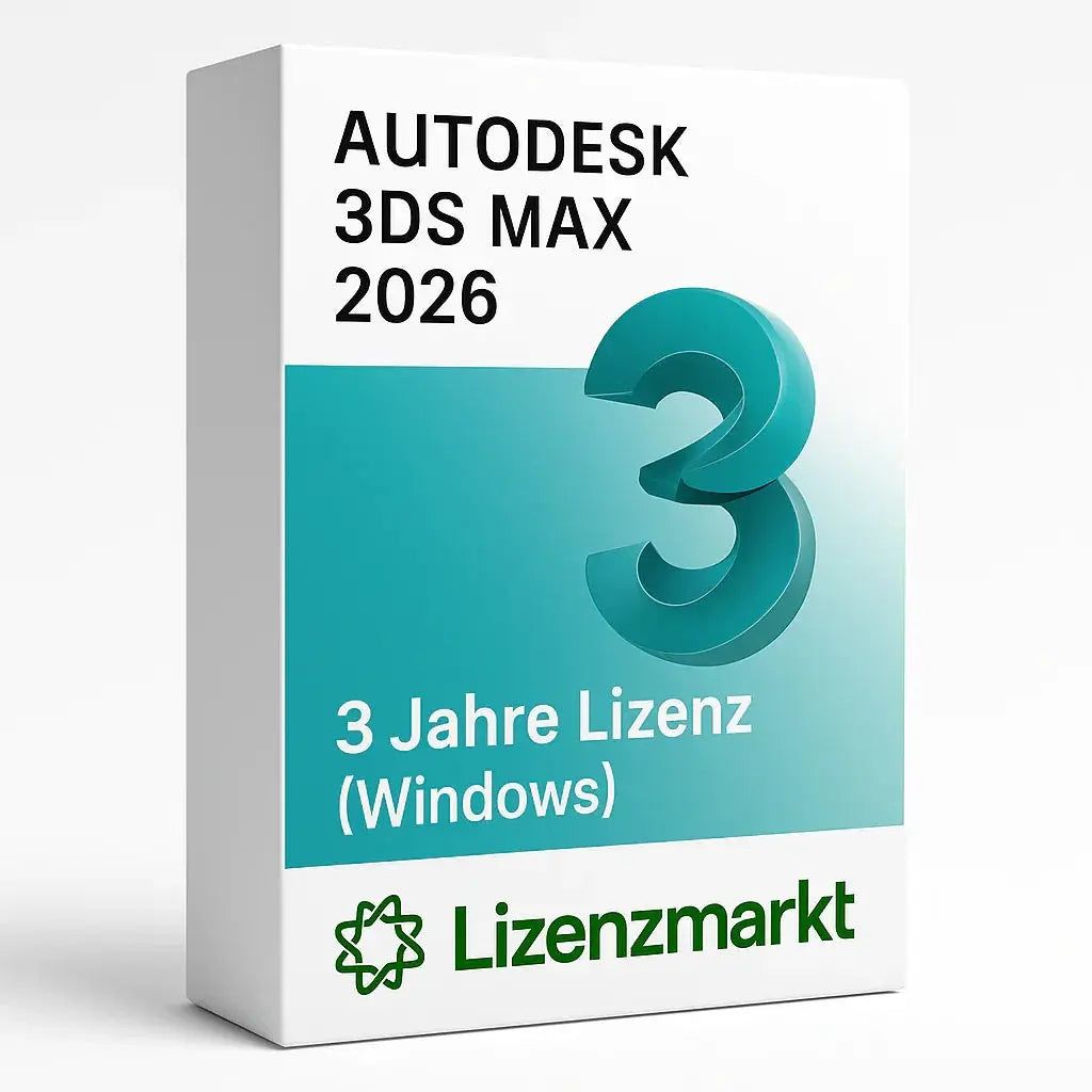 Autodesk 3ds Max 2026 – 3 Jahre Lizenz (Windows) (Neu (gemäss ...