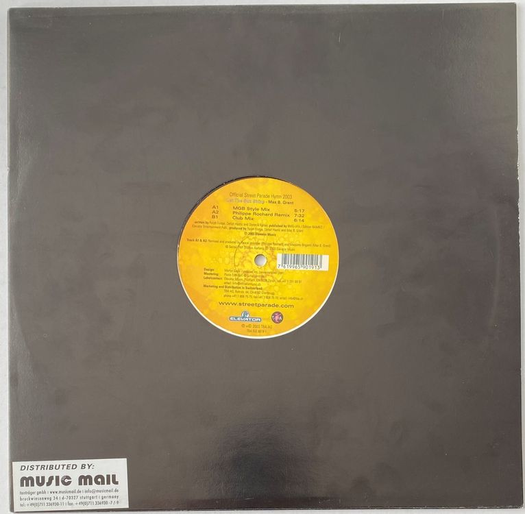 Max B. Grant, Let The Sun Shine, Streetparade Hymn 2003 (Gebraucht) in ...
