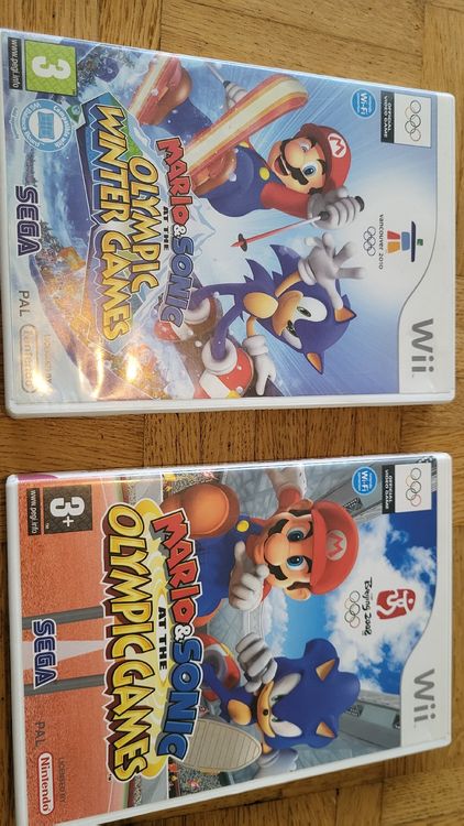 Mario & Sonic at the Olympic Games/Winter / Wii 2x (Gebraucht) in Biel/Bienne für CHF 8 – mit ...