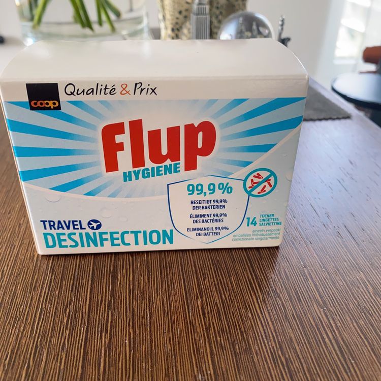 Flup Disinfectant Wipes 14 Pieces | Kaufen auf Ricardo