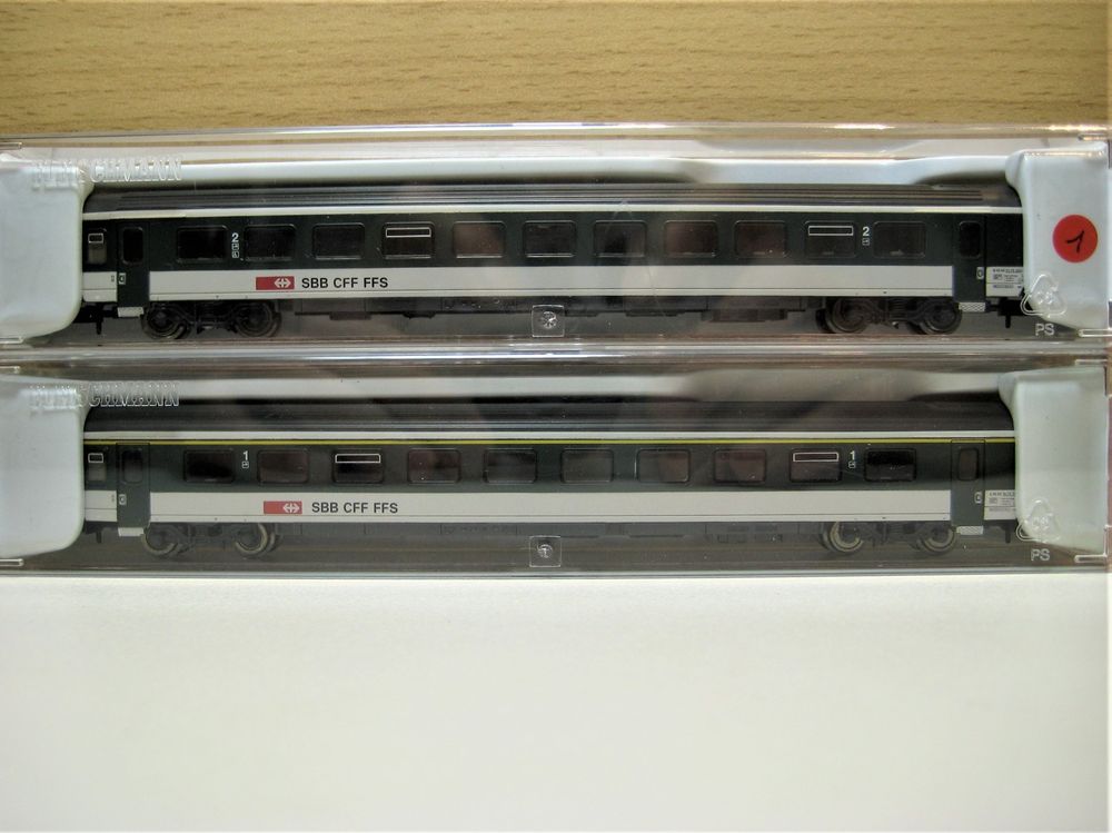 FLEISCHMANN 2 x EW IV 1. + 2.Kl. SBB mit Innenbeleuchtung ! (Neu (gemäss Beschreibung)) in ...