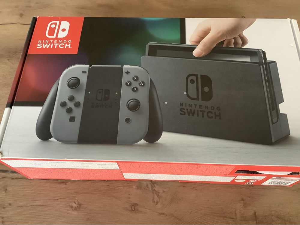Nintendo Switch Grau - Top Zustand! Inkl. Zubehör! (Gebraucht) in ...