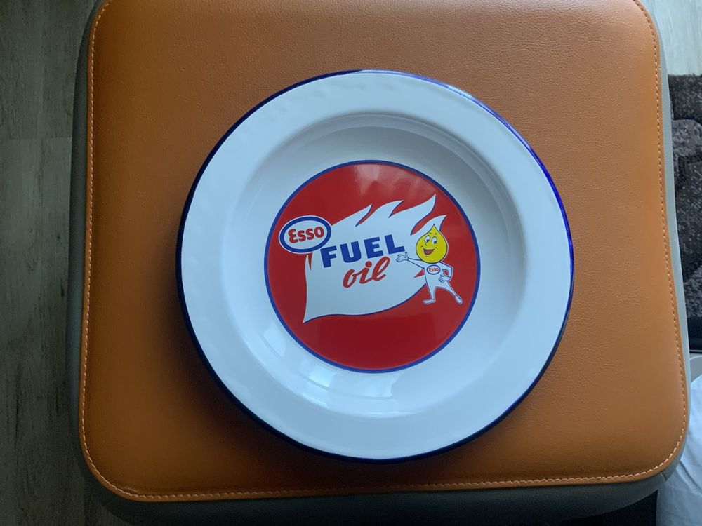Esso Emaille Teller - Fuel Oil - Vintage (Gebraucht) in Willisau für ...