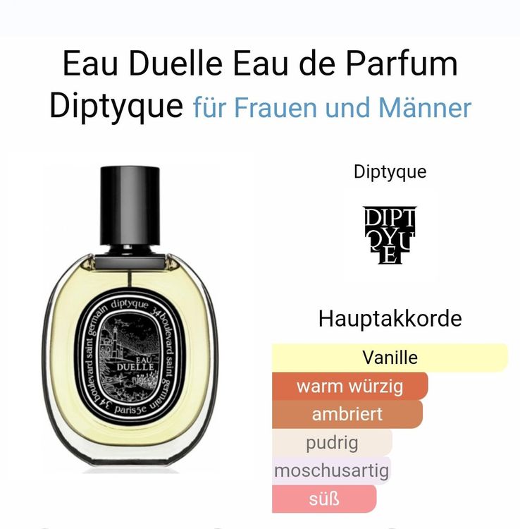 Diptyque Eau Duelle 5ml Abfüllung Eau de Parfum unisex (Neu (gemäss ...