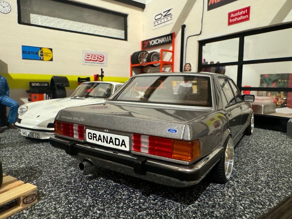 Ford Granada MK2 2.8 Ghia 1:18 mit Alufelgen BBS RS 16" (Neu (gemäss ...